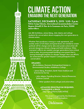 Join us on December 5, Climate Action - Engaging the Next Generation ...